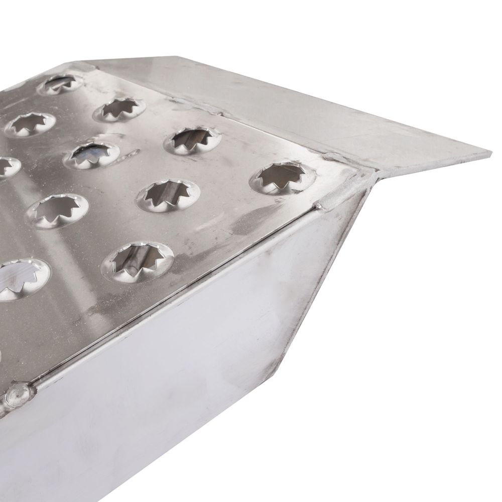 HD Ramps EZ Traction Aluminum Car Trailer Ramps, Plate End, Knife Foot ...