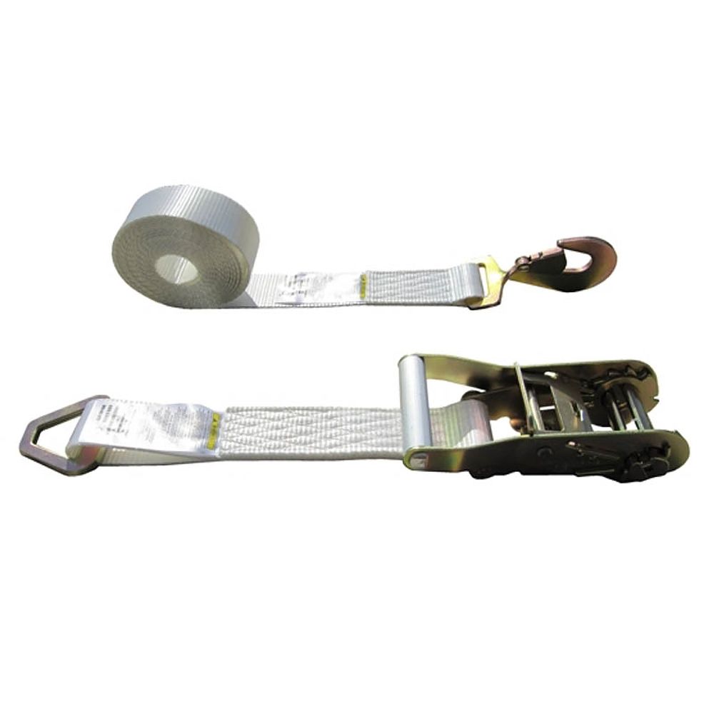 2" Tent Ratchet Strap - White | Cargo Equipment